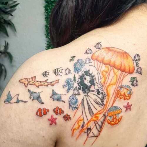 20+ Stunning Jellyfish Tattoos Designs Ideas and Their Meaning