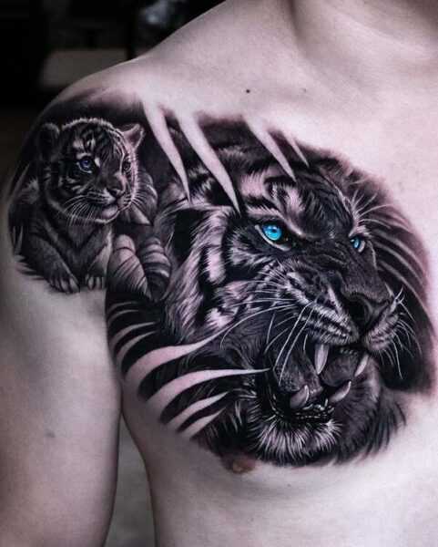 Traditional Tiger Tattoos That Speak of Strength at Holistic Ink ...
